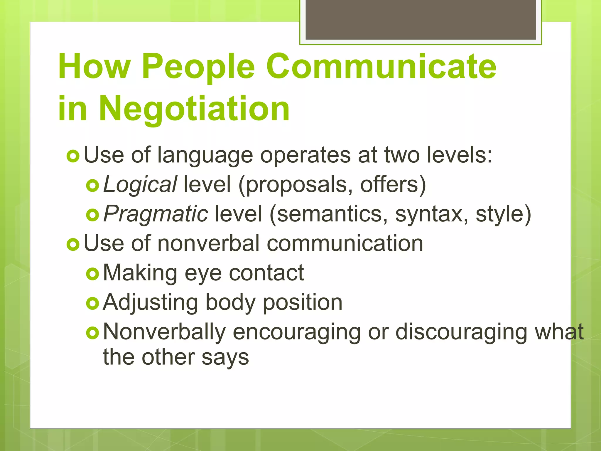 Communication in negotiation process.ppt