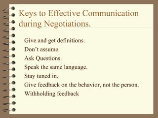 Communication in negotiations | PPT