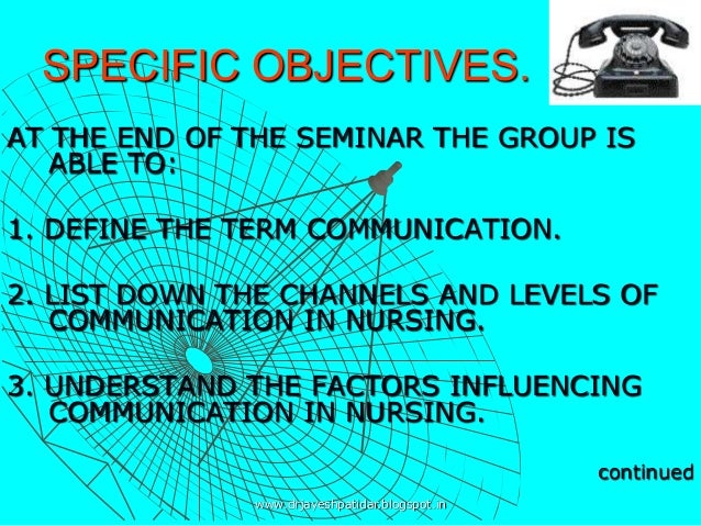 Communication in nursing