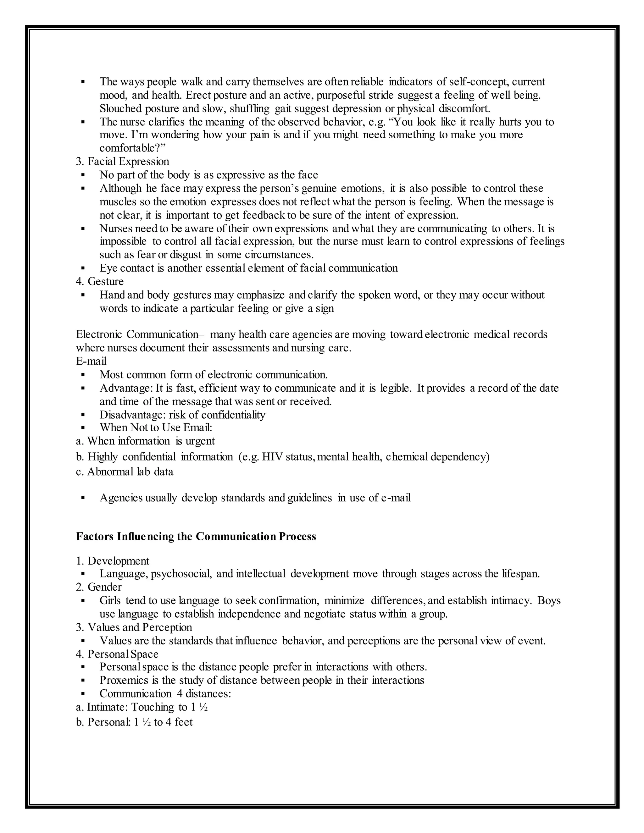 Communication in nursing | DOCX