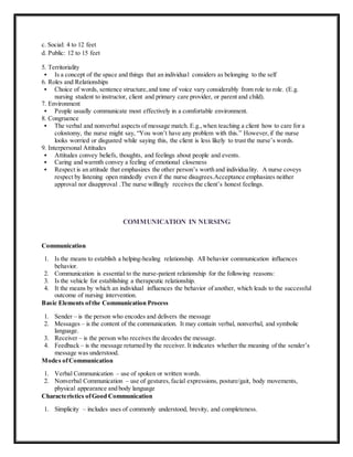 Communication in nursing | DOCX