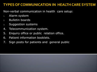 Communication in Nursing.pptmmmmmmmmmmmm | PPT