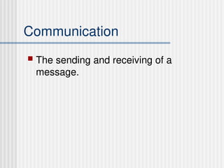 Communication in nursing.ppt for nursing | PPT