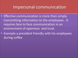 Communication in organization fina' | PPT