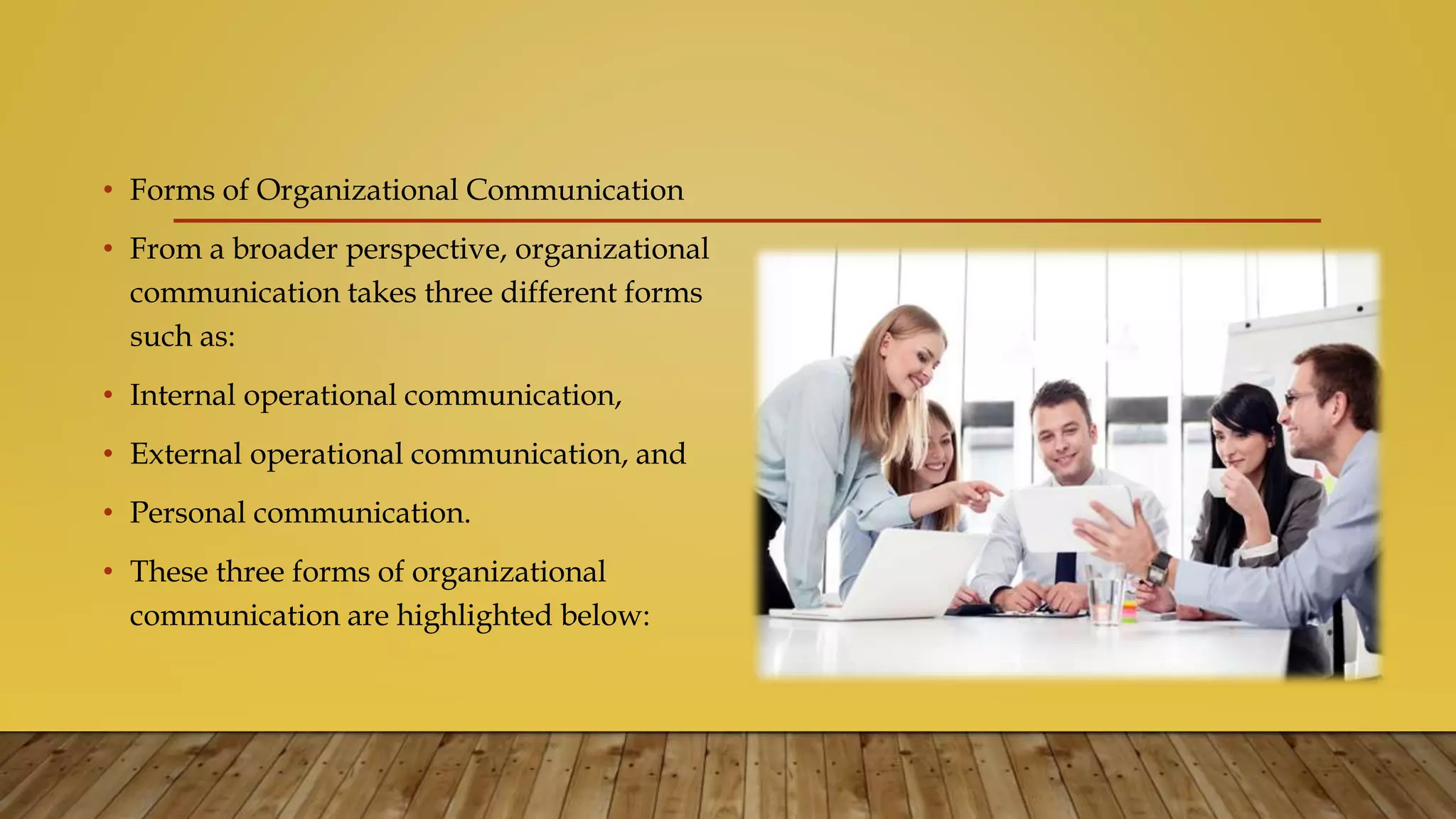 Communication in organizations | PPTX