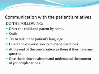 Communication in Pediatric Critical Care.pptx | First Aid | Injuries