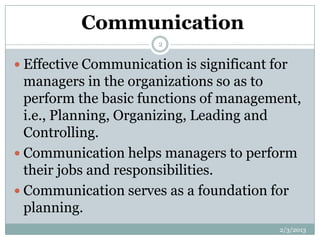 Communication in public administration | PPTX