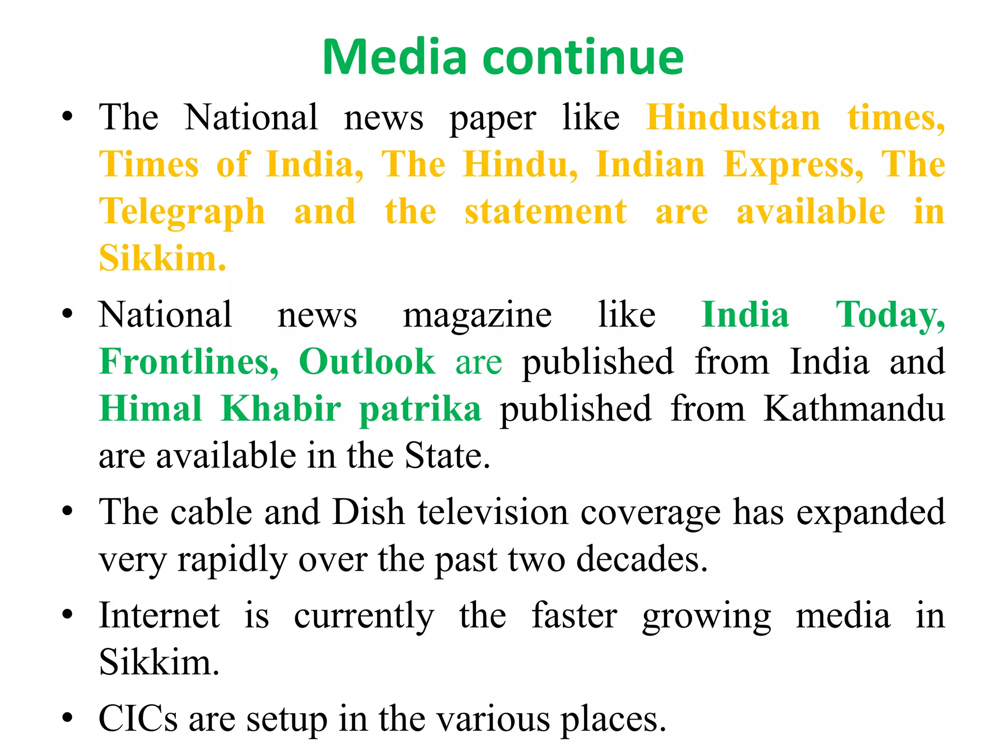 Communication in Sikkim.pptx