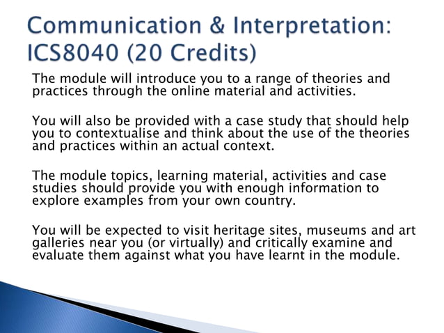 Communication & interpretation | PPT