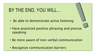 Communication in the library | PPTX