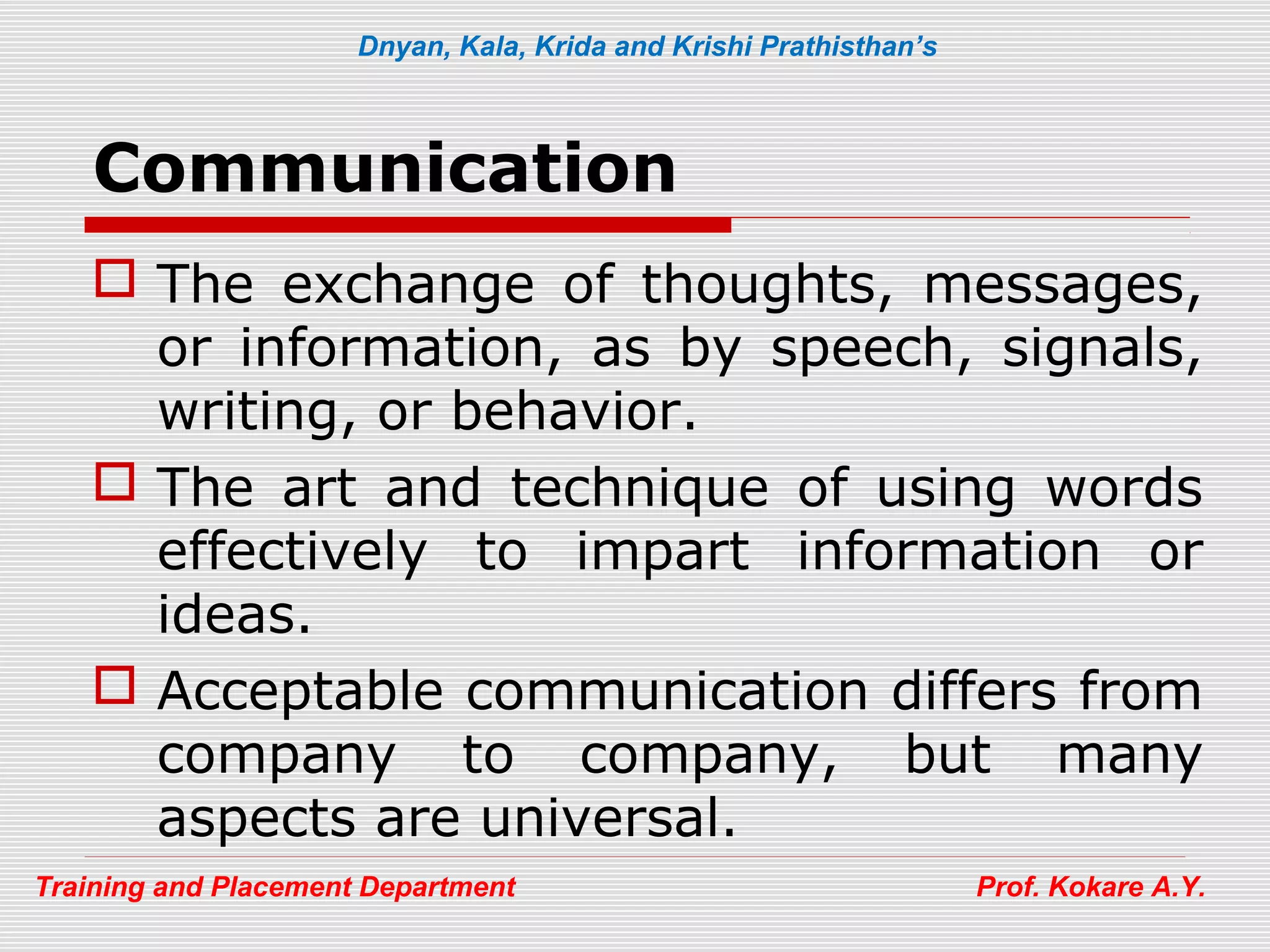 Communication in the workplace final | PPT | Human Resources | Business