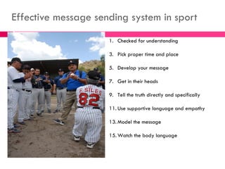 COMMUNICATION IN &THROUGH SPORTS | PPT