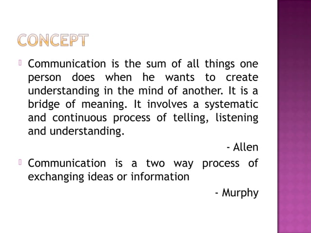 Communication intro | PPT