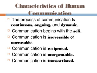 Introduction to Communication Process | PPT