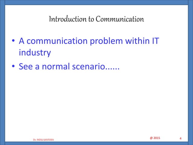 Communication intro | PPT