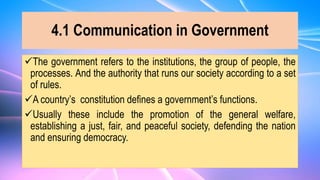 Communication in Various Settings. appptx | PPTX