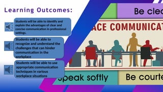 communication in workplace power point presentatio | PPTX