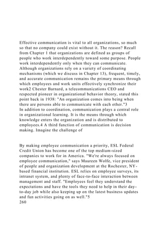 Communication is the lifeblood of all organizations, so Zappos and.docx