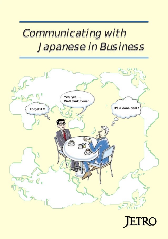 Communication with Japanese in Business