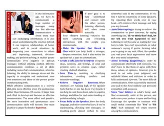 Communication Handout | PDF