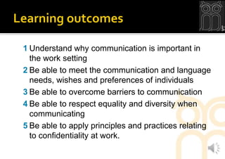 Communication level 2 presentation | PPT