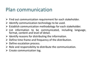 Communication Management | PPTX