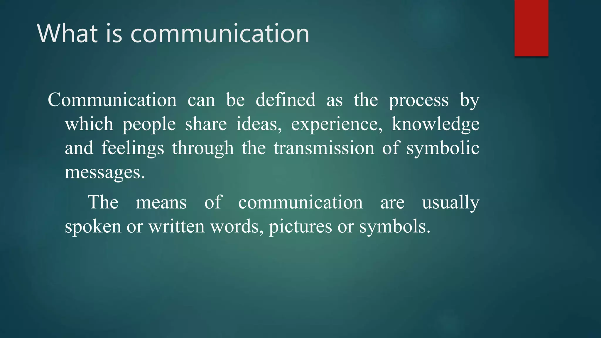 Communication management | PPTX