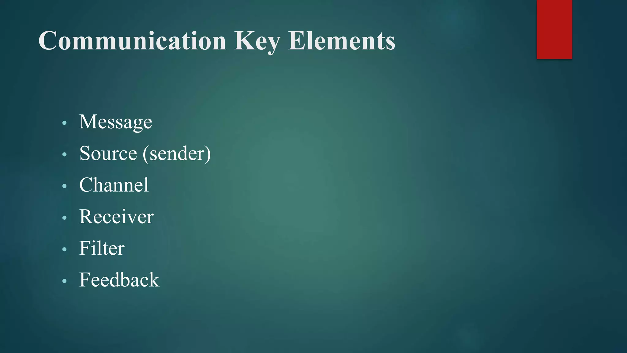 Communication management | PPTX