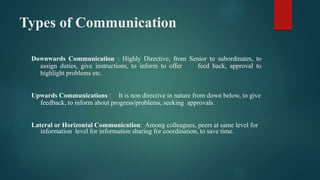 Communication management | PPTX