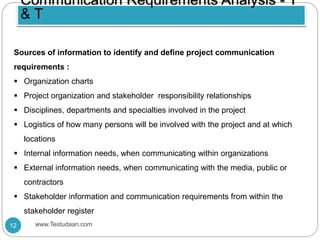 Communication Management | PPTX