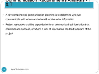 Communication Management | PPTX