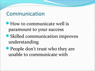 COMMUNICATION MATTERS | PPT