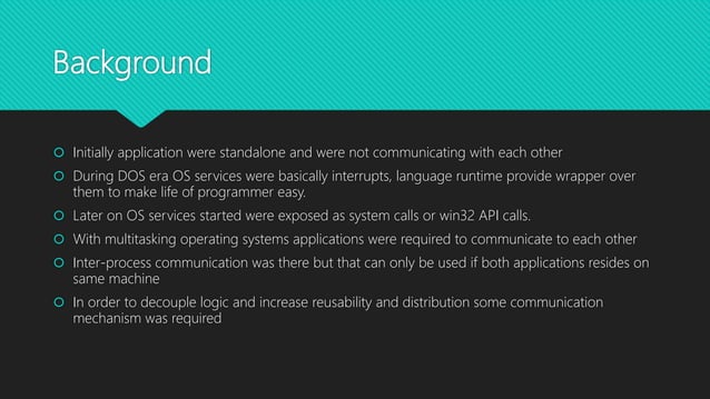 Communication Mechanisms, Past, Present & Future | PPTX | Web ...