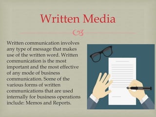 Communication media | PPT
