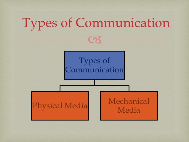 Communication media
