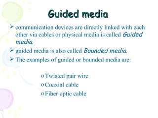 Communication medium | PPT