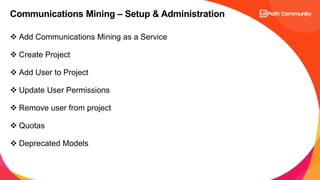 Communications Mining Series - Zero to Hero - Session 2 | PDF