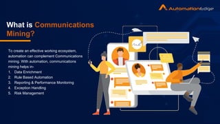 Unleashing the Power of Communications Mining: Deep Data Insights for ...