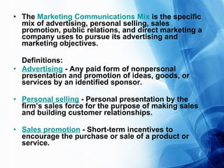 Communication mix | PPT