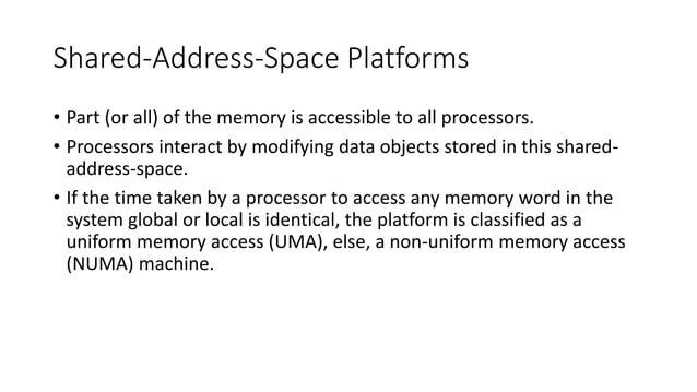 Communication model of parallel platforms | PPTX | Computing ...