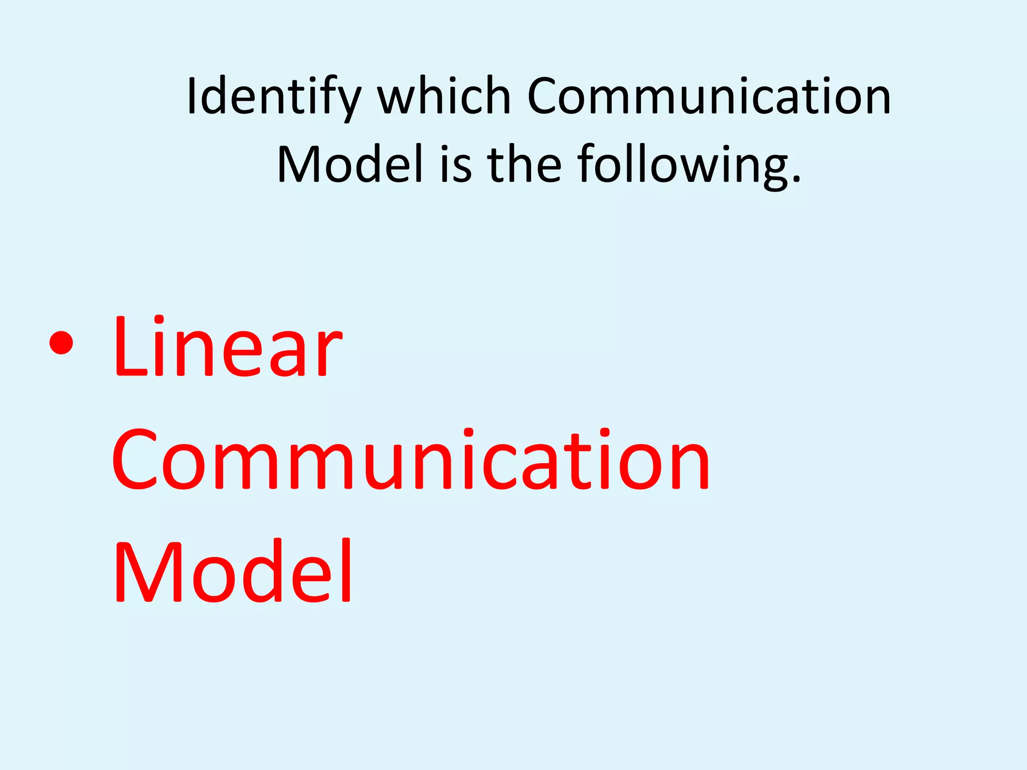 Communication model | PPTX