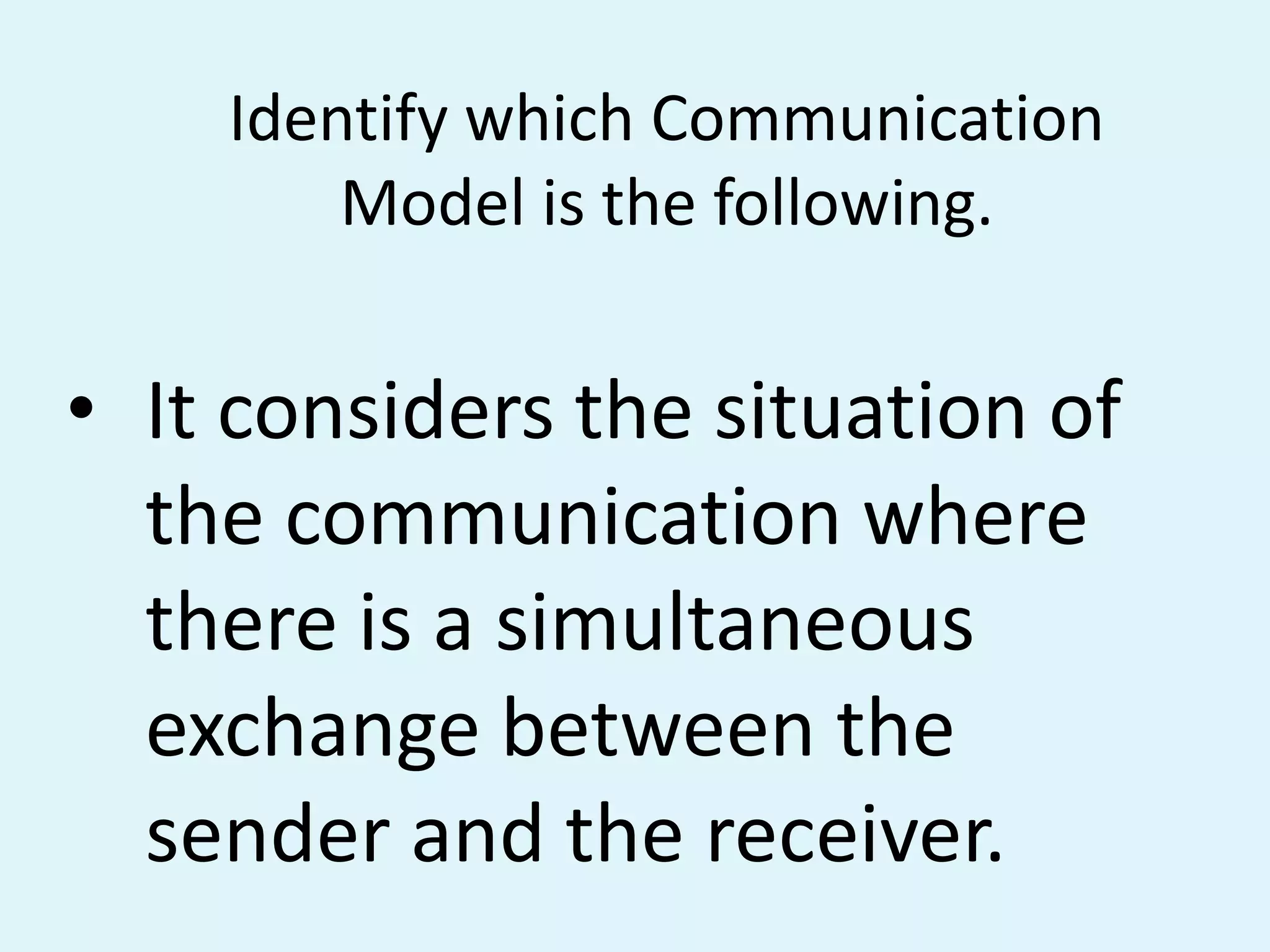 Communication model | PPTX