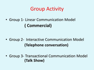 Communication model | PPTX