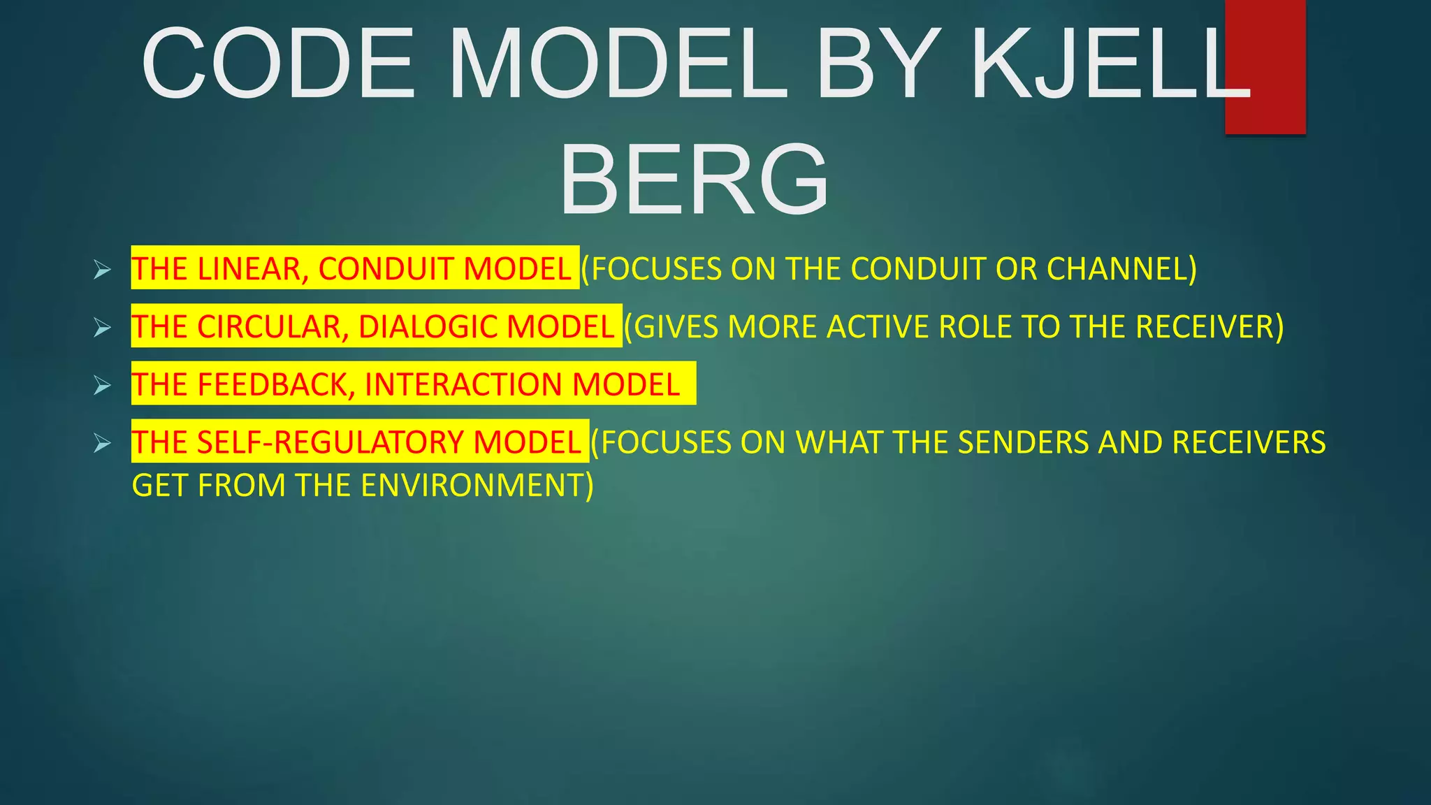 Communication models | PPTX