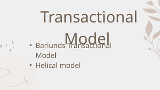 Communication Models. oral communication. | PPTX