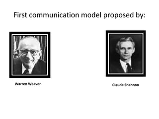 Communication models for urban | PPT