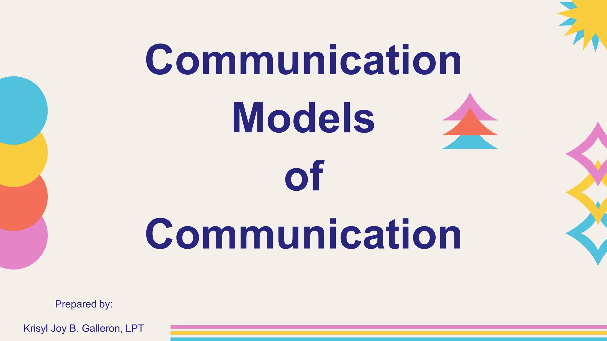 Communication Models of Communication.pptx