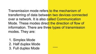 Communication modes | PPT