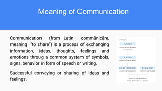 Communication net set | PPT