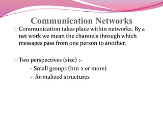 Communication networks | PPTX
